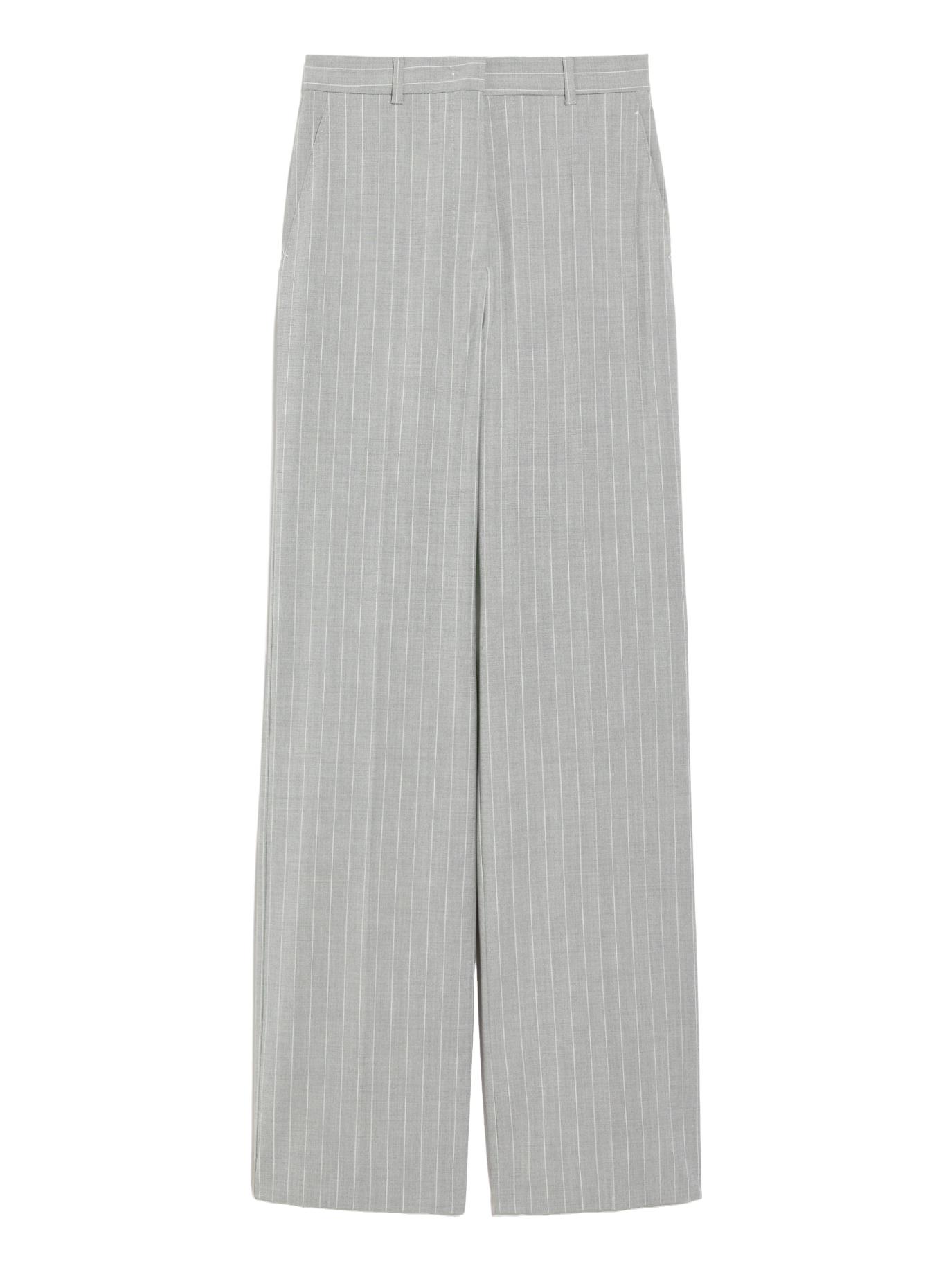 MAX MARA Max Mara Pinstripe Wool Trousers